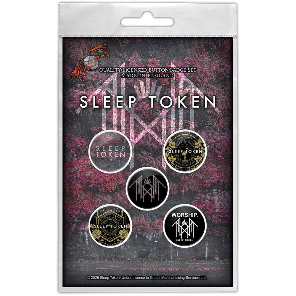 Sleep Token Button Badge Pack: Even In Arcadia – RATTLESNAKE